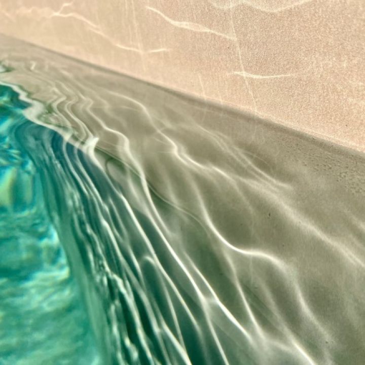 Liner piscine 90/100ème 3D EFFET : verni, motif texturé - Distripool